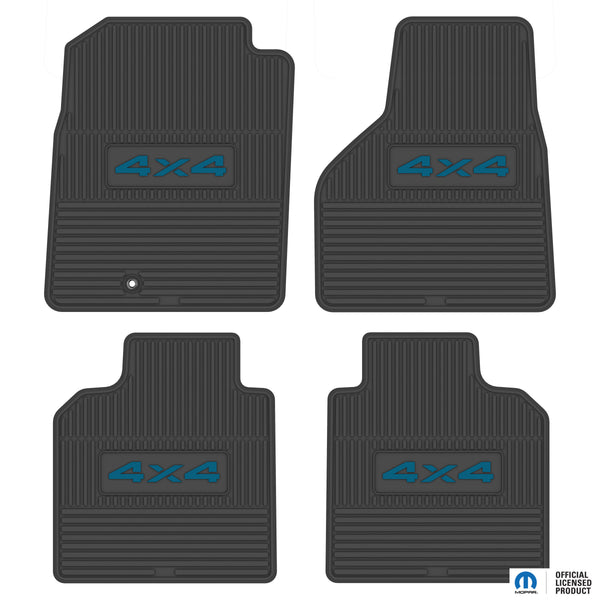 06-08 RAM 1500 & 06-09 RAM 2500/3500 Mega Cab Floor Mats (4pc) w/ 4x4 ...
