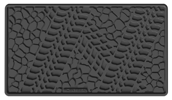 Boot Mat Tire Tread/Scorched Earth Scene FlexTread